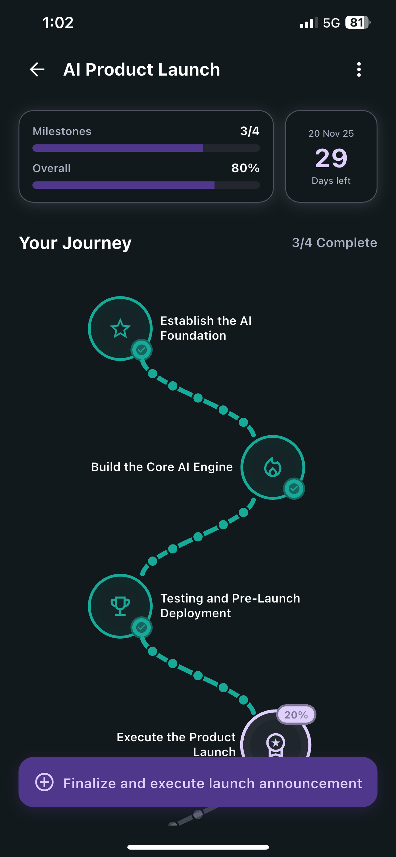 Cue AI - Talk to Plan. See Your Day Unfold.