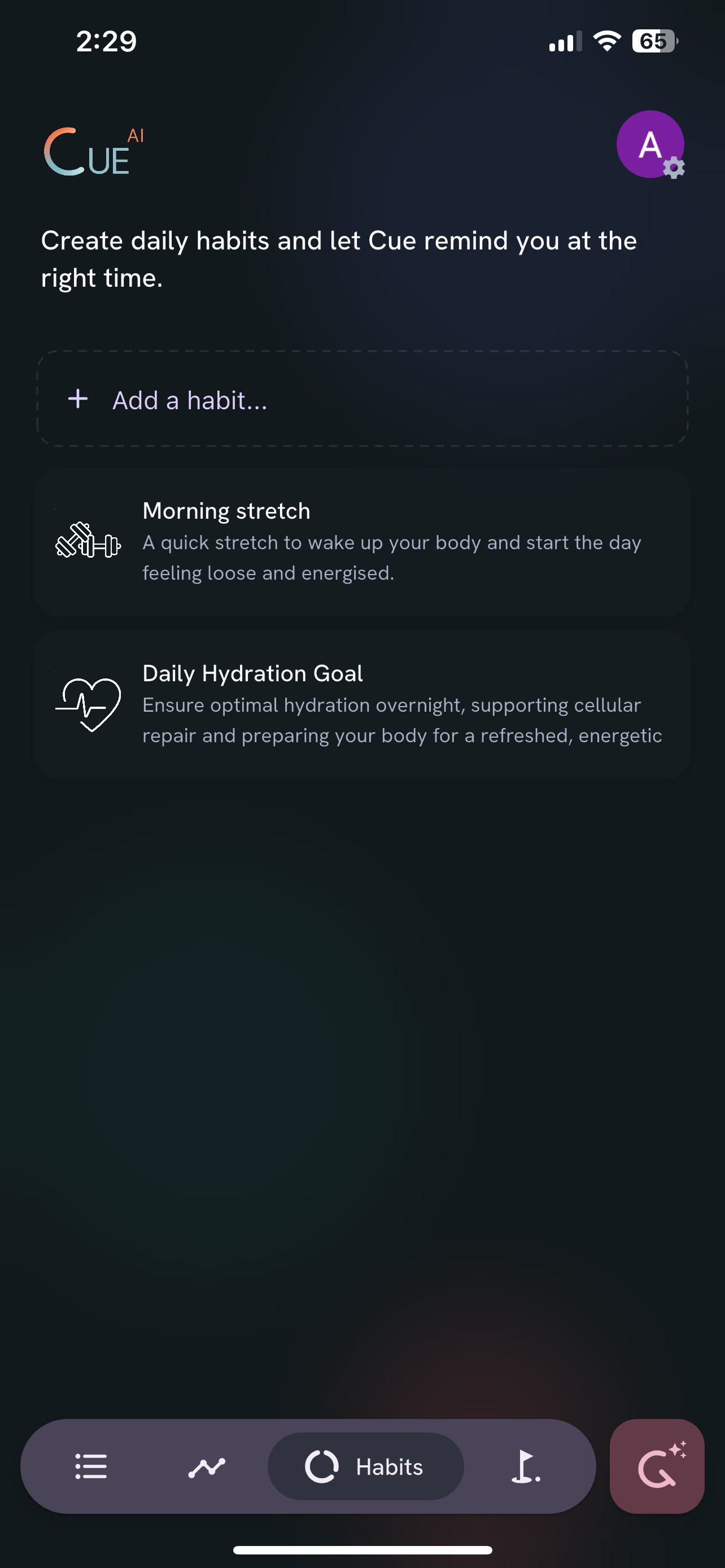 Cue AI - Talk to Plan. See Your Day Unfold.